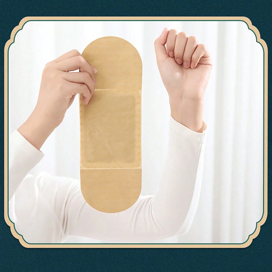 Chinese Herbal Heat Self-Heating Ginger Heat Patch,10pcs Each In 4 ...