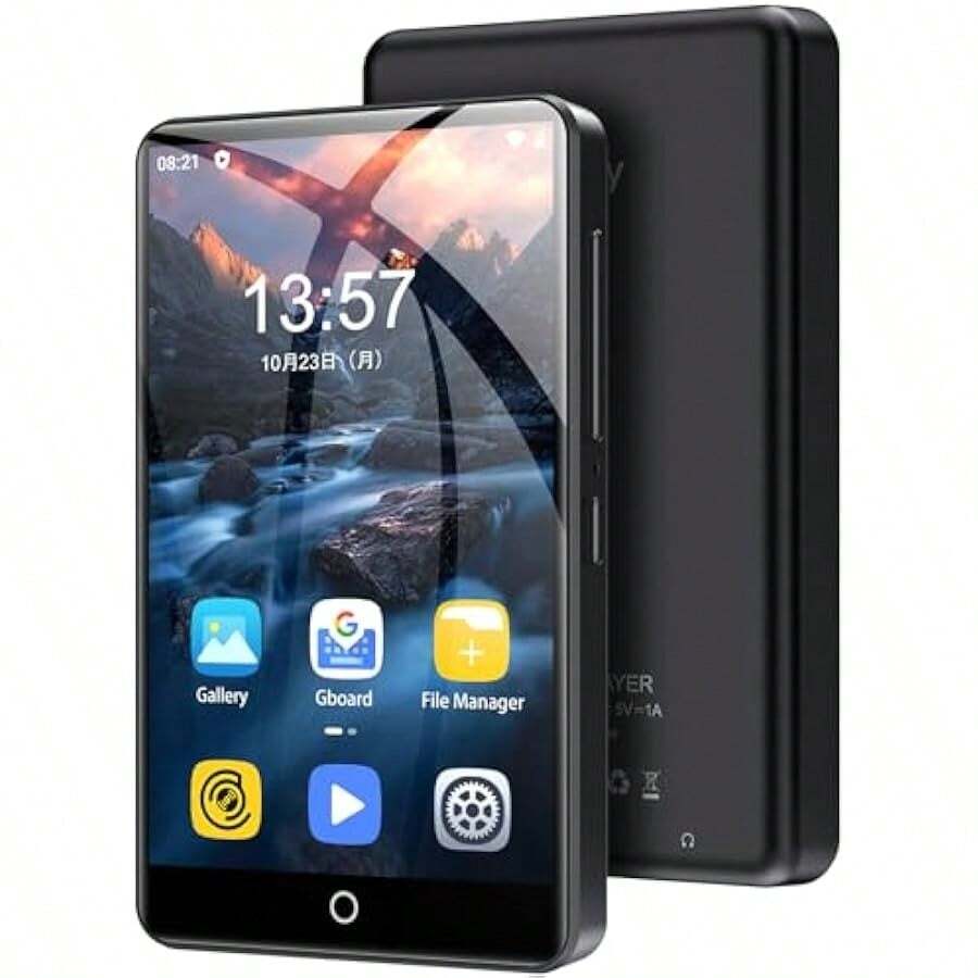 80GB MP3 Player Bluetooth WiFi Touch Screen Android Player With Speaker ...