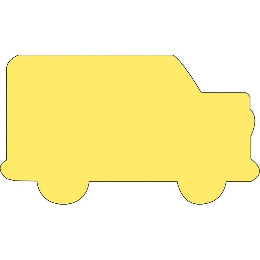 Sticky Shape Notepad - School Bus | SHEIN USA