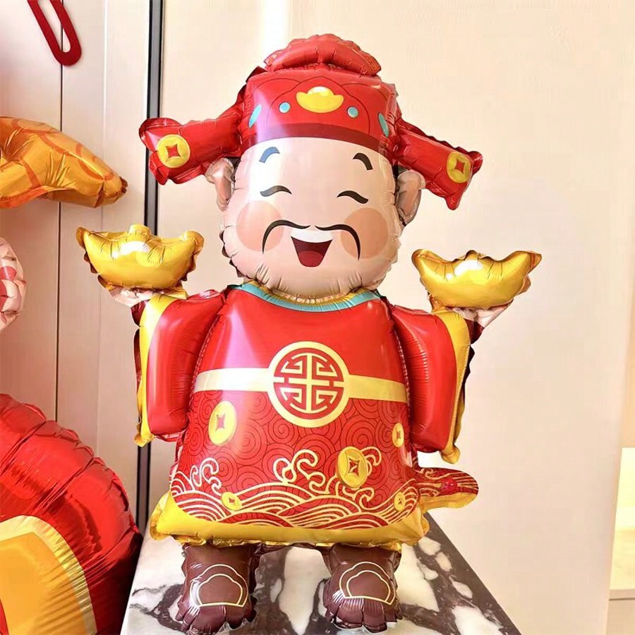 2025 New Year Aluminum Foil Balloons, Santa Claus Balloons, Happy New ...