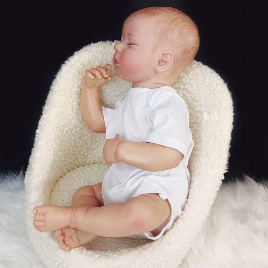 50cm Vascular Vein Like Real Reborn Doll Vinyl Limbs Fabric Body Hand ...