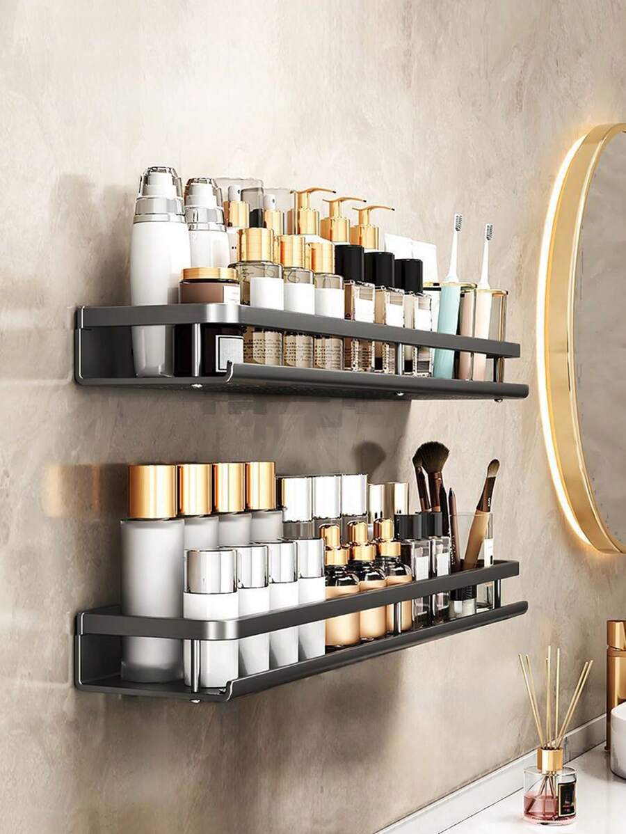 3M Bathroom Storage Rack Organizer, Shower Caddy Wall Mounted Shelving ...