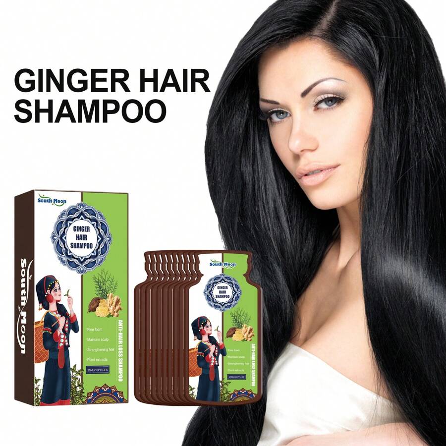 Ginger Care Shampoo Scalp Cleansing Thickening Hair Anti-Loss ...