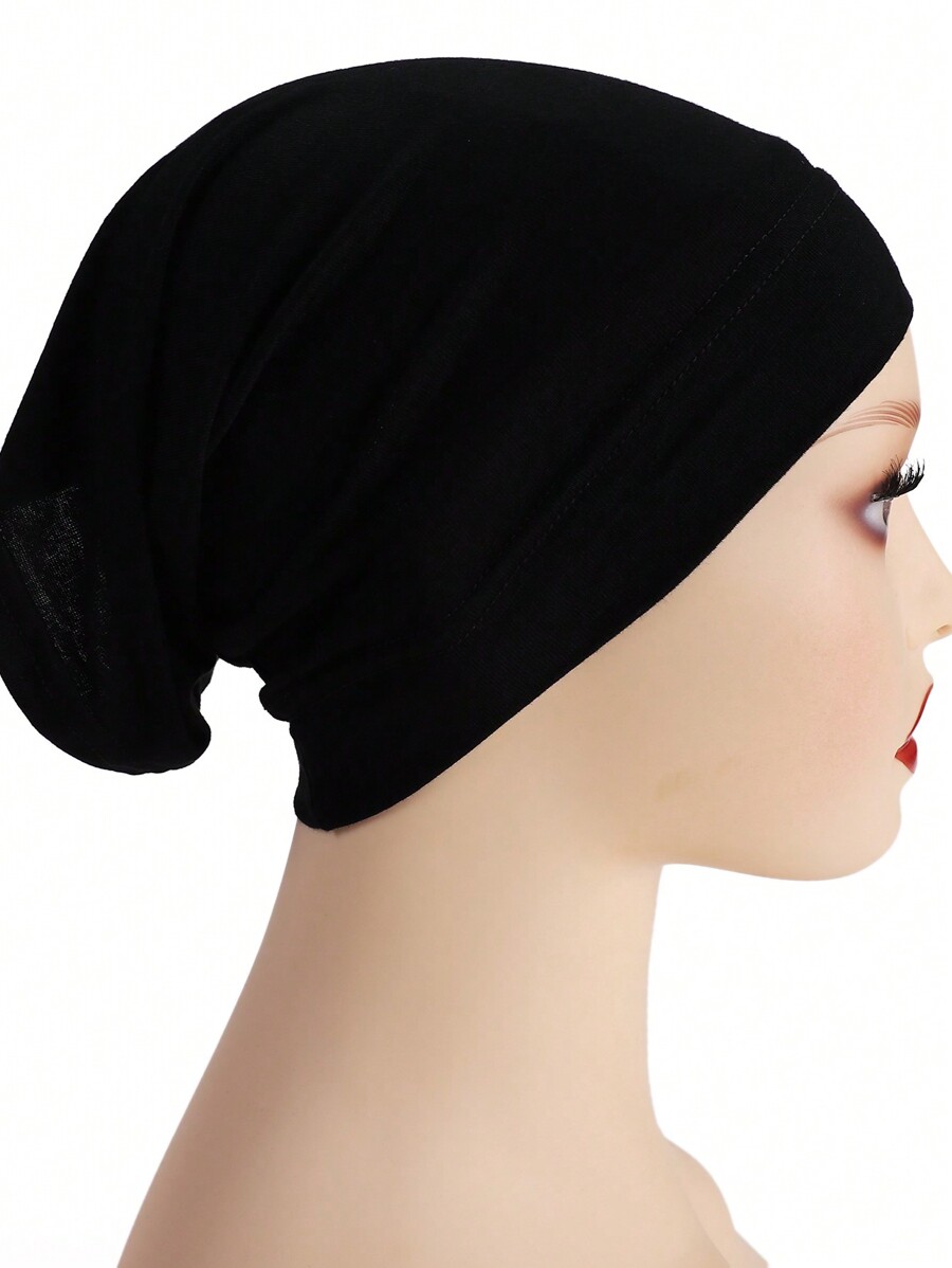 1pc Women's Plain Tube Style Underscarf Cap Hijab For Abaya Accessories ...