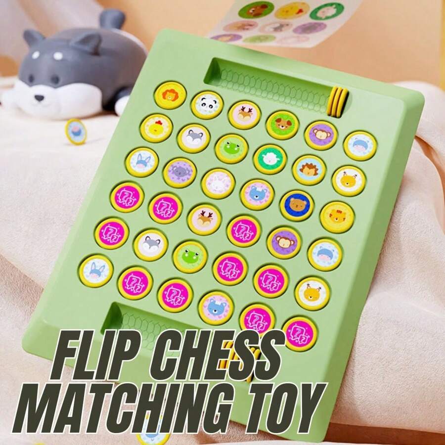 1 Set Of Flip Chess Memory (40 Chess Pieces), Memory Flip Chess Game, Flip Chess Memory Game ...