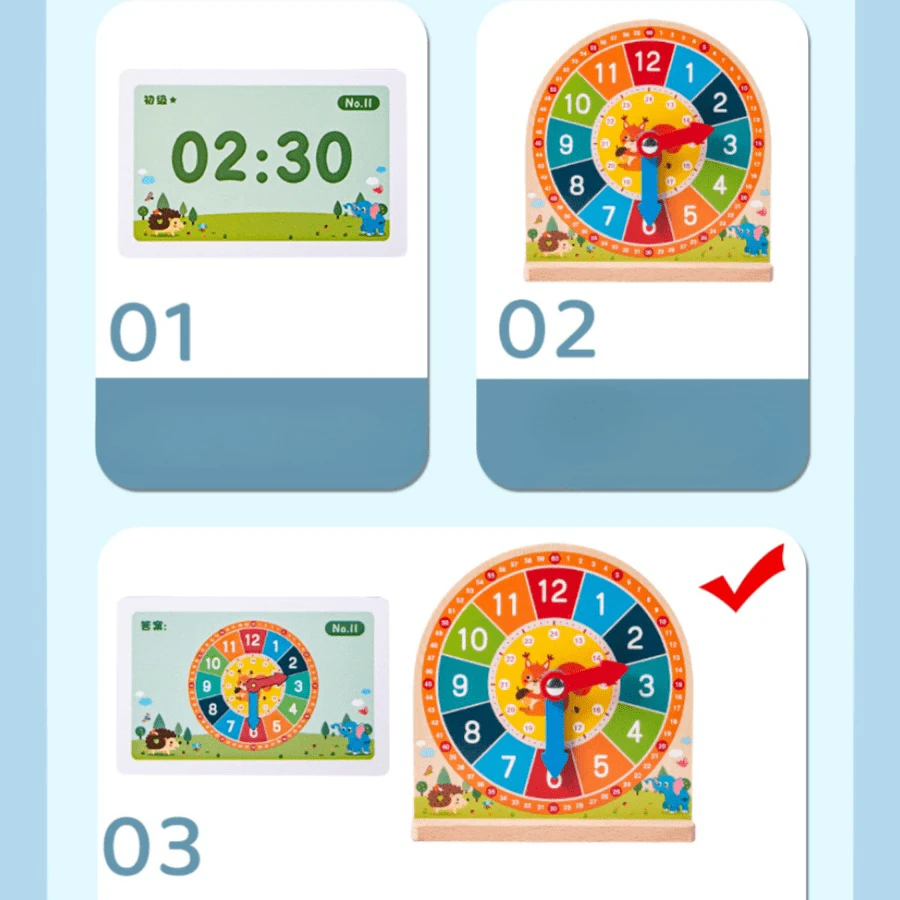 Children's Educational Intelligent Develop Time Recognition Clock Model ...
