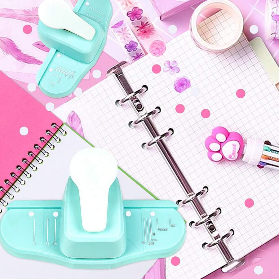 Paper Cutter Paper Hole Punches Punchers Binder Tool DIY Craft Students ...