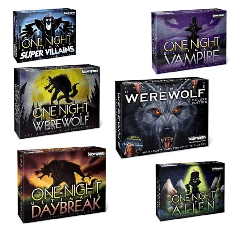 One Night Ultimate Werewolf Kartensammlung Brettspiel Alien Super ...