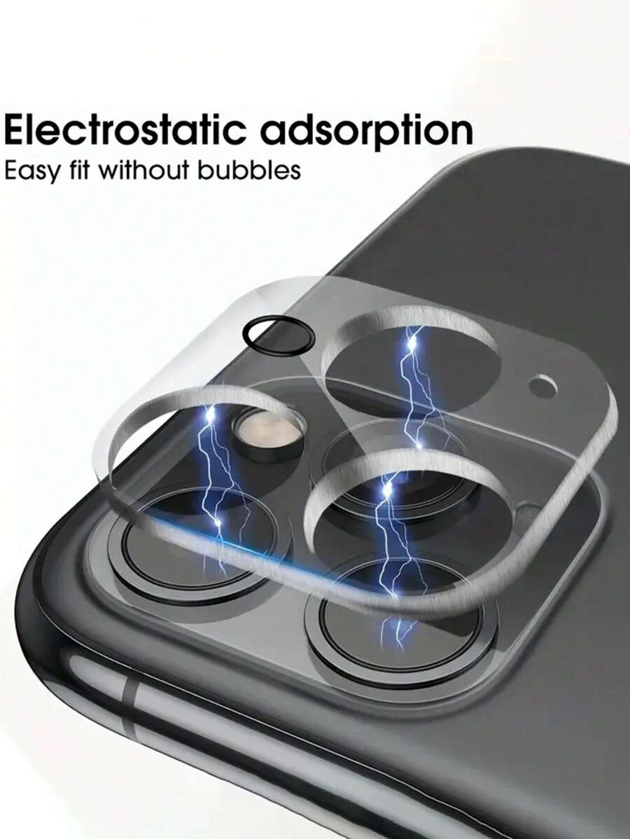 3 Packs Lens Protective Film Tempered Glass Full Cover Lens Protective ...