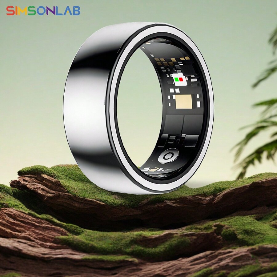 SIMSONLAB NOUVEAU anneau intelligent en acier inoxydable à faible ...
