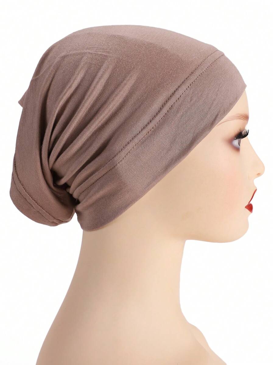 1pc Women's Plain Tube Style Underscarf Cap Hijab For Abaya Accessories ...