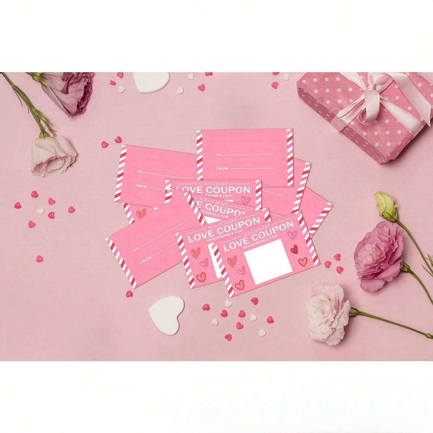 Valentine's Day Scratch Cards - DIY Couple Date Game, Perfect For A ...