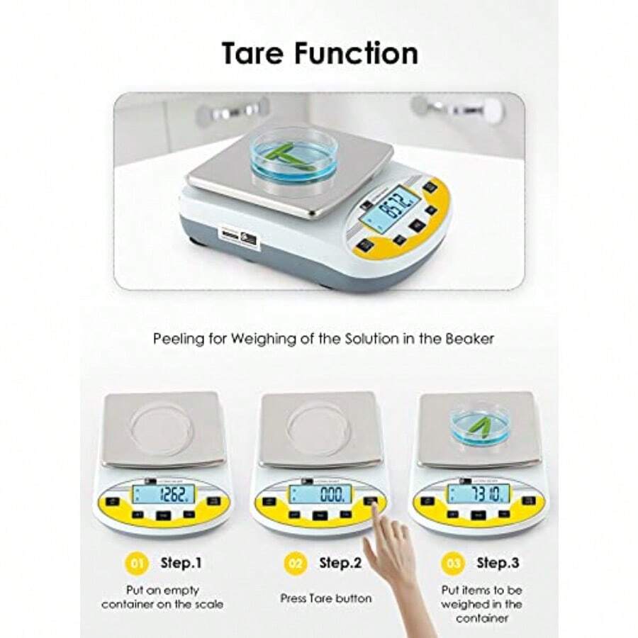 Digital Scales 0.01g Precision Analytical Electronic Balance Jewelry ...