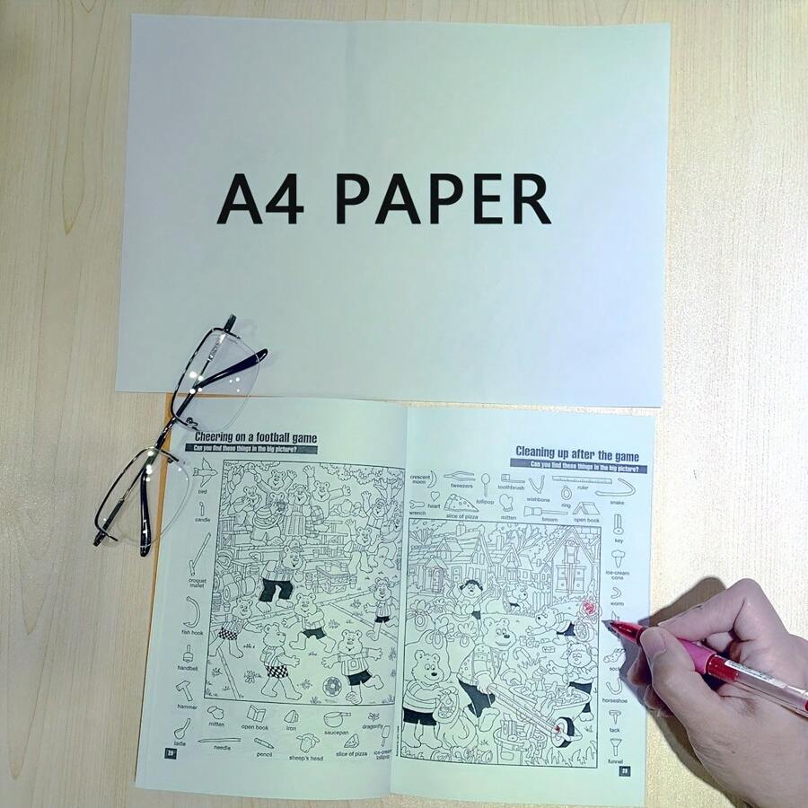 Hidden Pictures Activity Books - Find Hidden People/Animals Themed ...