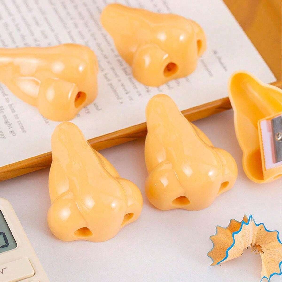 Funny Nose-Shaped Pencil Sharpener - Great Gag Gift And Stocking ...