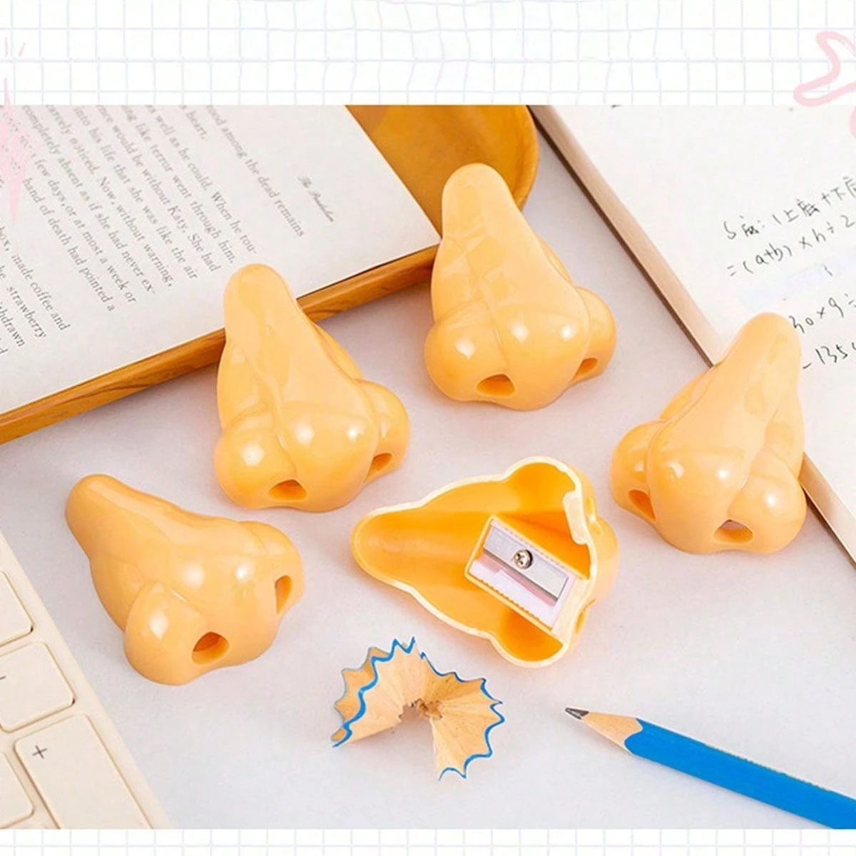 Funny Nose-Shaped Pencil Sharpener - Great Gag Gift And Stocking ...