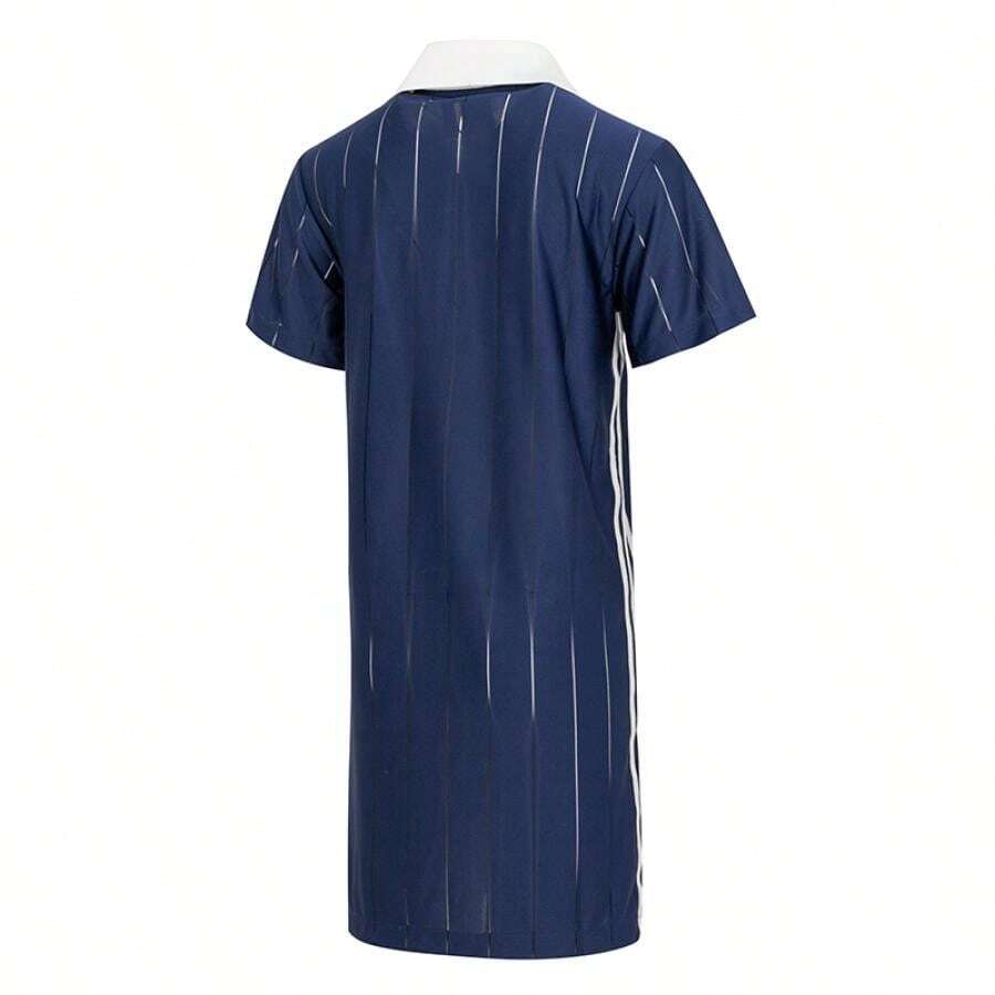 Adidas Women Casual Ribbed V-Neck Polo Collar Dress IR7467 for Sale ...