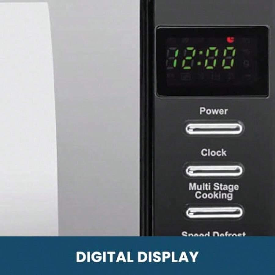 800W Digital Microwave Oven | Standing Microwave With 5 Power Levels ...