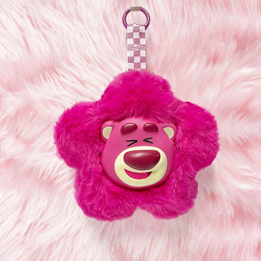 Miniso MINISO Disney Lotso Huggable Plush Keychain - Heart Blossom ...