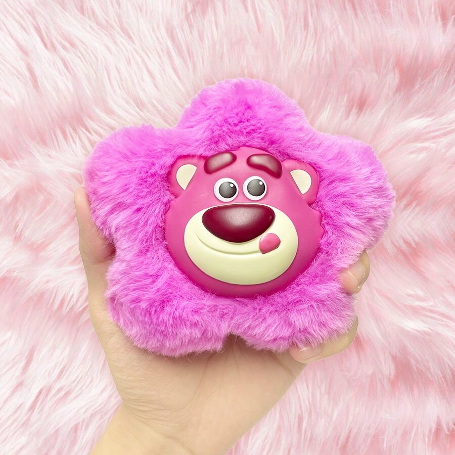 Miniso Disney Lotso Huggable Plush Keychain - Caixa surpresa da série ...