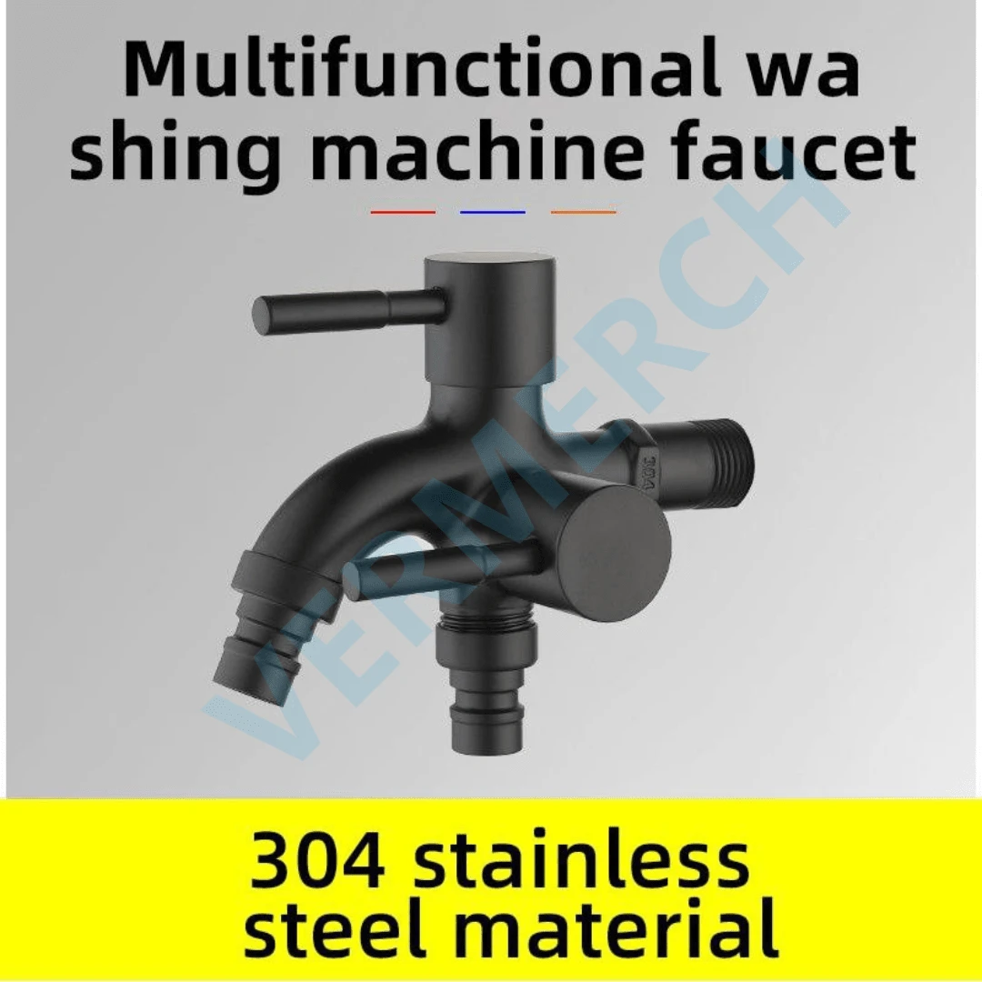 Vermerch Original 2 Way Faucet 304 Stainless Steel Heavy Duty Valve ...