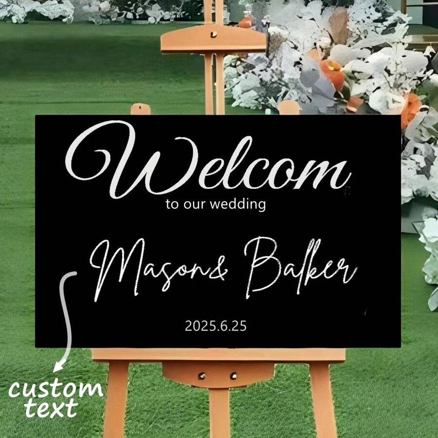 Custom Wedding Sign, Personalized Wedding Sign Customized,Wedding ...