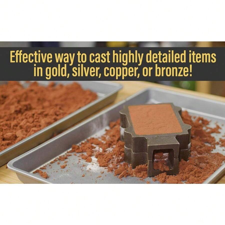 Sand Casting Set With 5 Lbs Petrobond Quick Cast Sand Casting Clay And ...