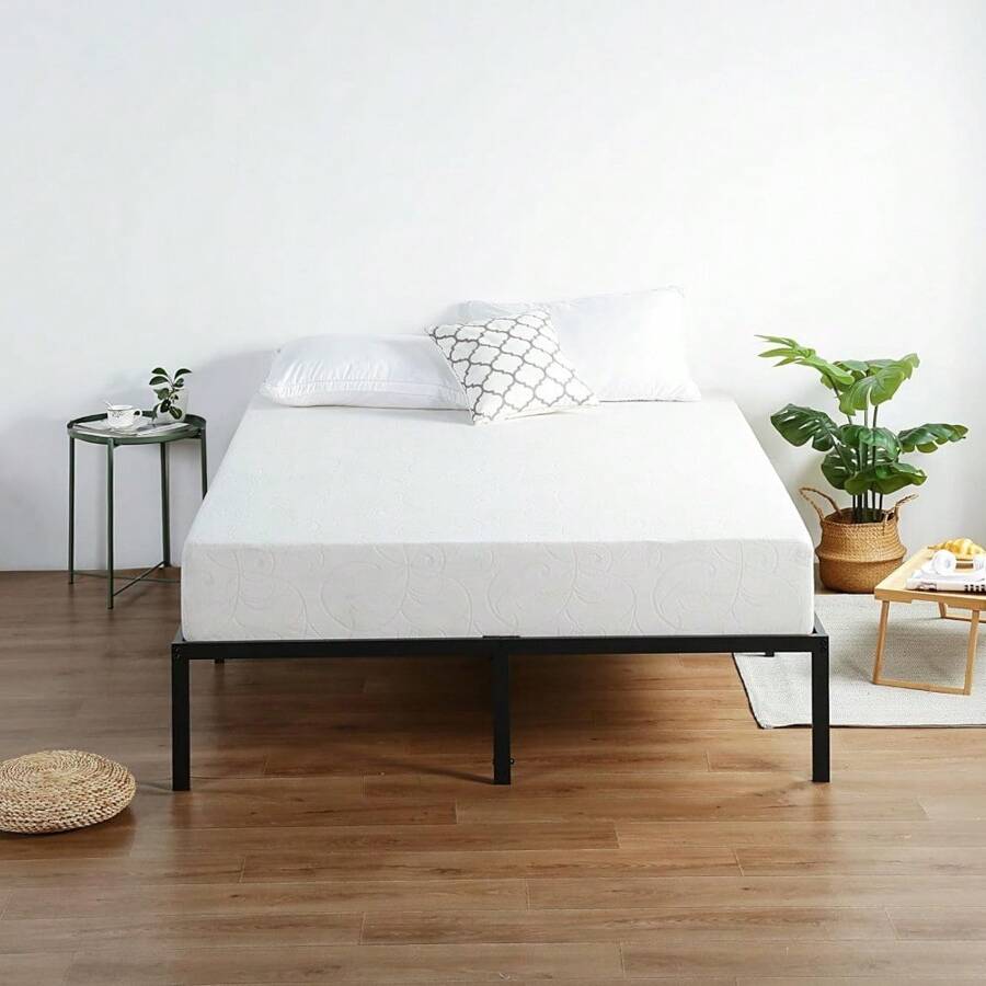 Queen Mattress, 7 Inch Deluxe Gel Memory Foam Mattress, Gel Infused For ...