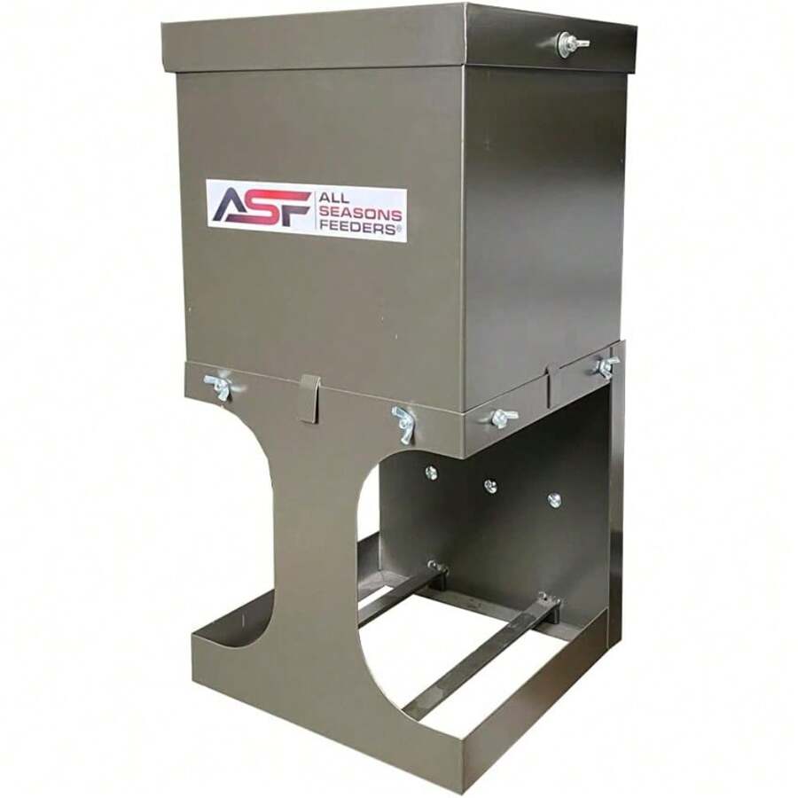 Wildlife And Farm Animal Feeder - Holds Salt, Mineral, Wormer & Other ...