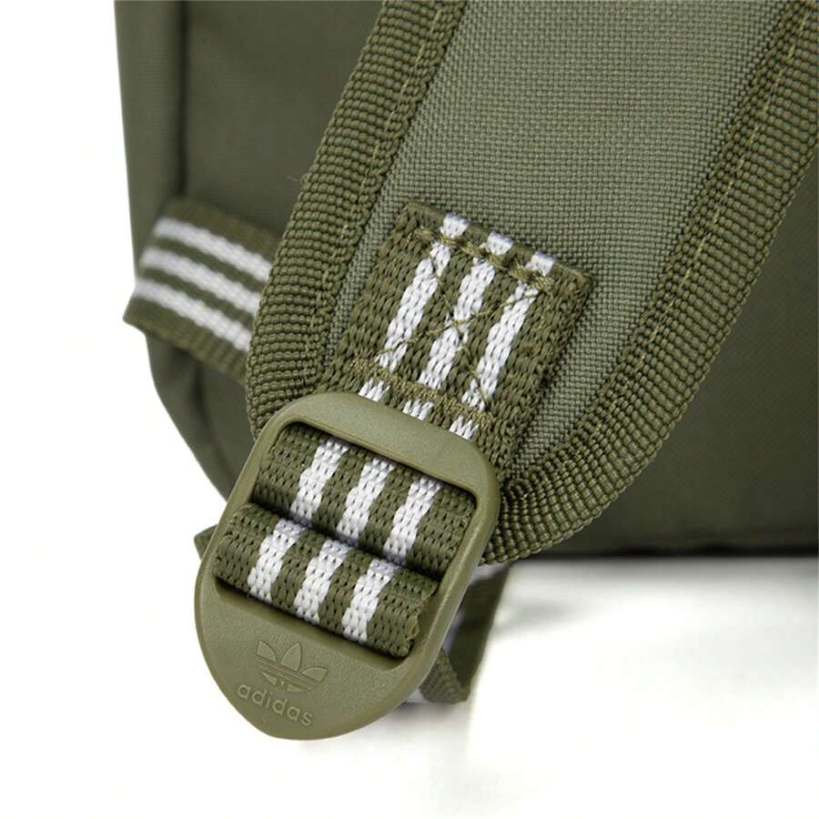 Adidas Mochila unisex de trébol verde, mochila de estudiante casual ...