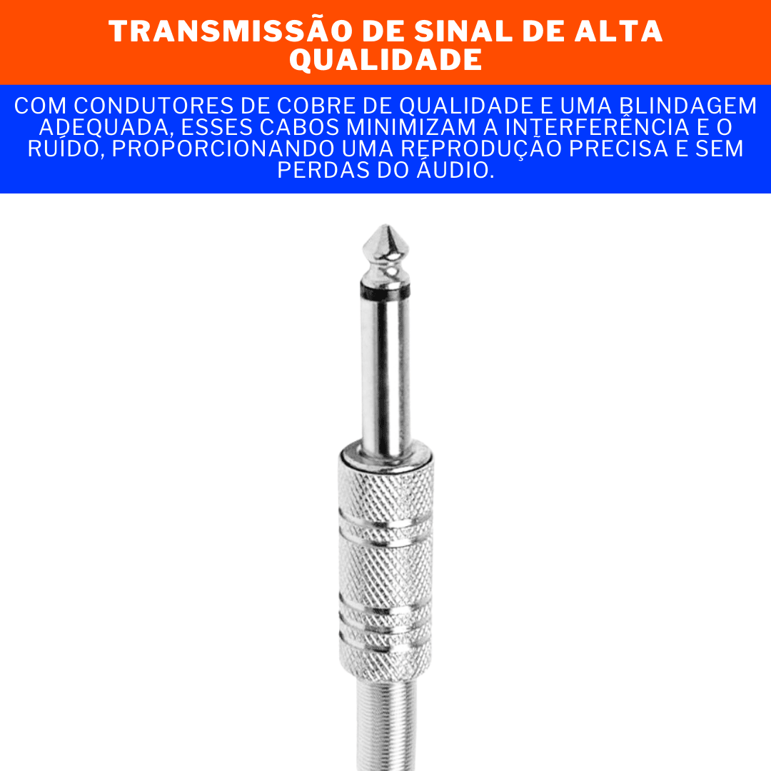 P10 Male Cable 5 Meters For Audio Guitar Acoustic Guitar Passive ...