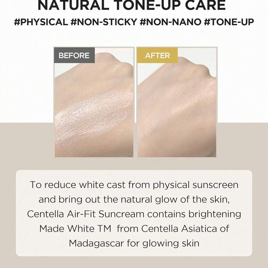 SKIN1004 Centella Asiatica Air Sunscreen Physical Sunscreen 50ML | SHEIN UK