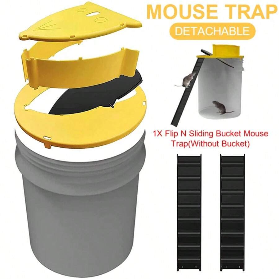 Intelligent Pitfall Mouse Catcher Trap Bucket Automatic Reset Flipping ... Intelligent Pitfall Mouse Catcher Trap Bucket Automatic Reset Flipping ...