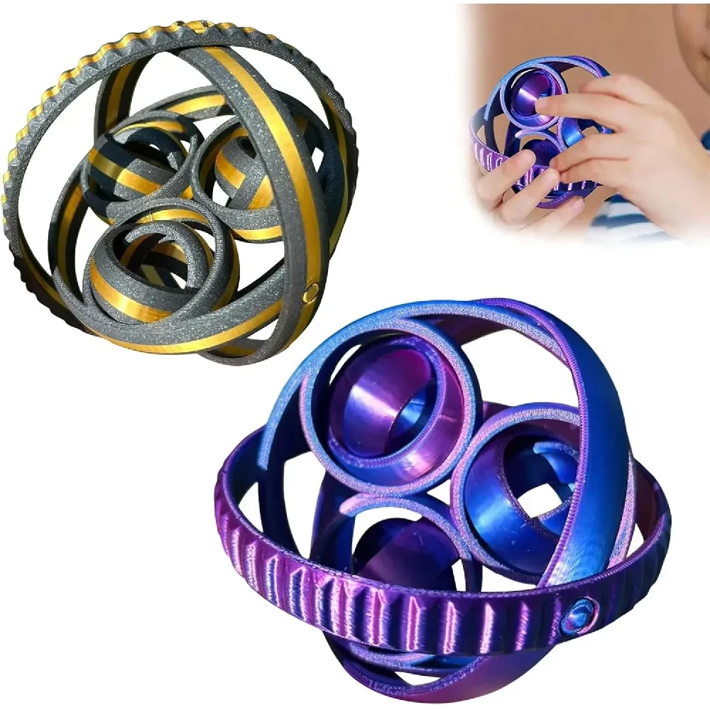 Print-In-Place Rotating Fidget 3D Printing Stress Relief Toy | SHEIN ...
