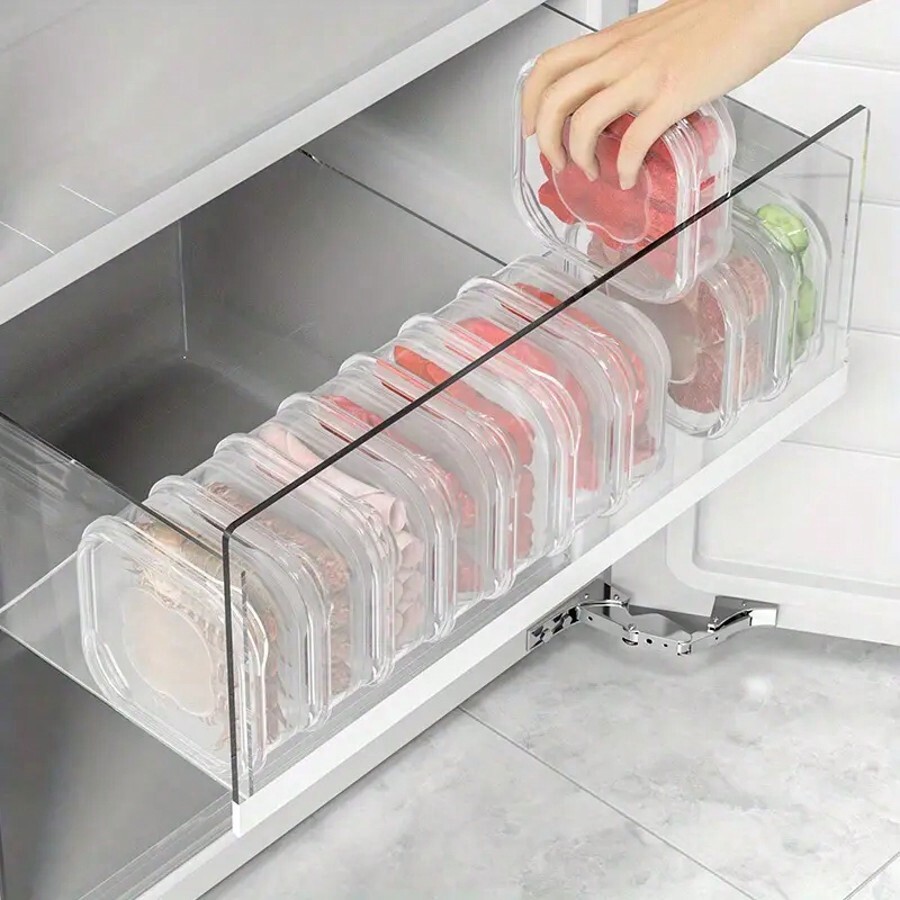 Sealed Freezer Storage Containers, Compartment Grid Separator Design ...