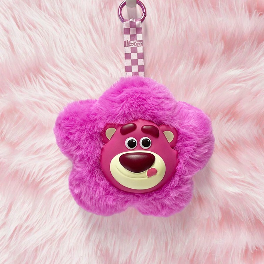 Miniso MINISO Disney Lotso Huggable Plush Keychain - Heart Blossom ...