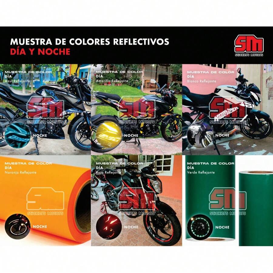 Kit Stickers Italika 250z Reflective Stickers For Lids And Rims For ...