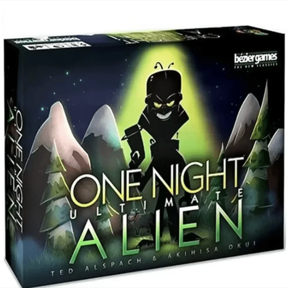 One Night Ultimate Werewolf Cards Collection Board Game Alien Super ...
