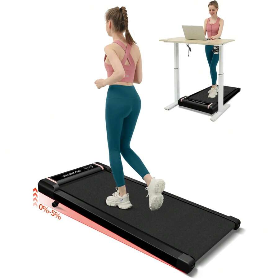 Walking Pad Treadmill,5% Manual Incline Walking Pad With Remote Control ...