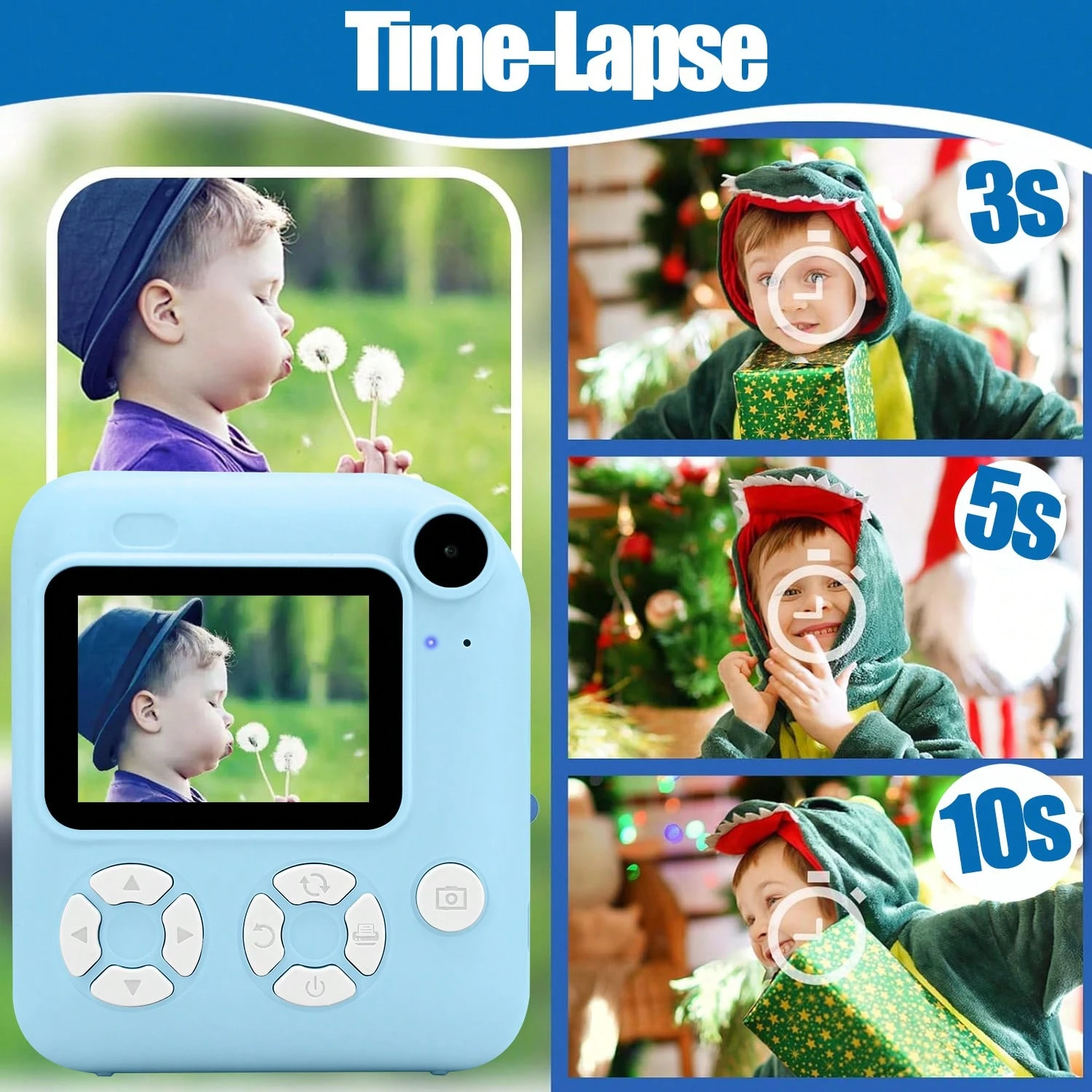 Kids Camera Instant Print - Instant Print Photo Digital Cameras For ...