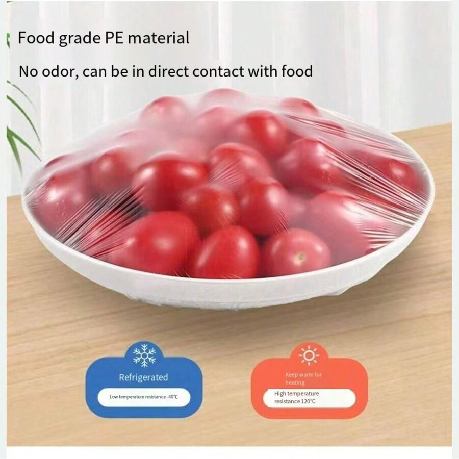 1 Roll 150m PE Cling Film, Tear Off Style, Suitable For Microwave And ...