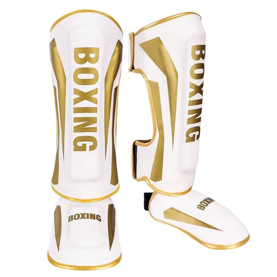 ASTSTAND Adult Muay Thai Kickboxing Shin Guards Leg Protectors ...
