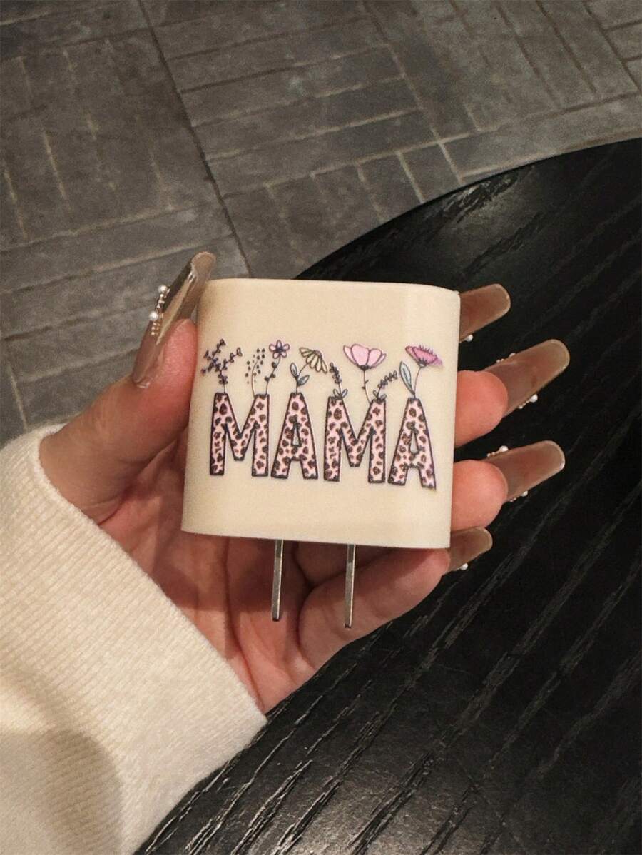 Minimalist Apple Charger Protective Case, Leopard Print Fit For 20W ...