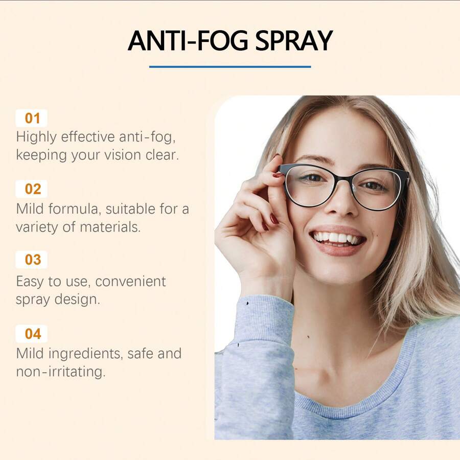 Anti-Fog Spray, Car Windshield & Window Glass Defogging Spray For Rainy ...