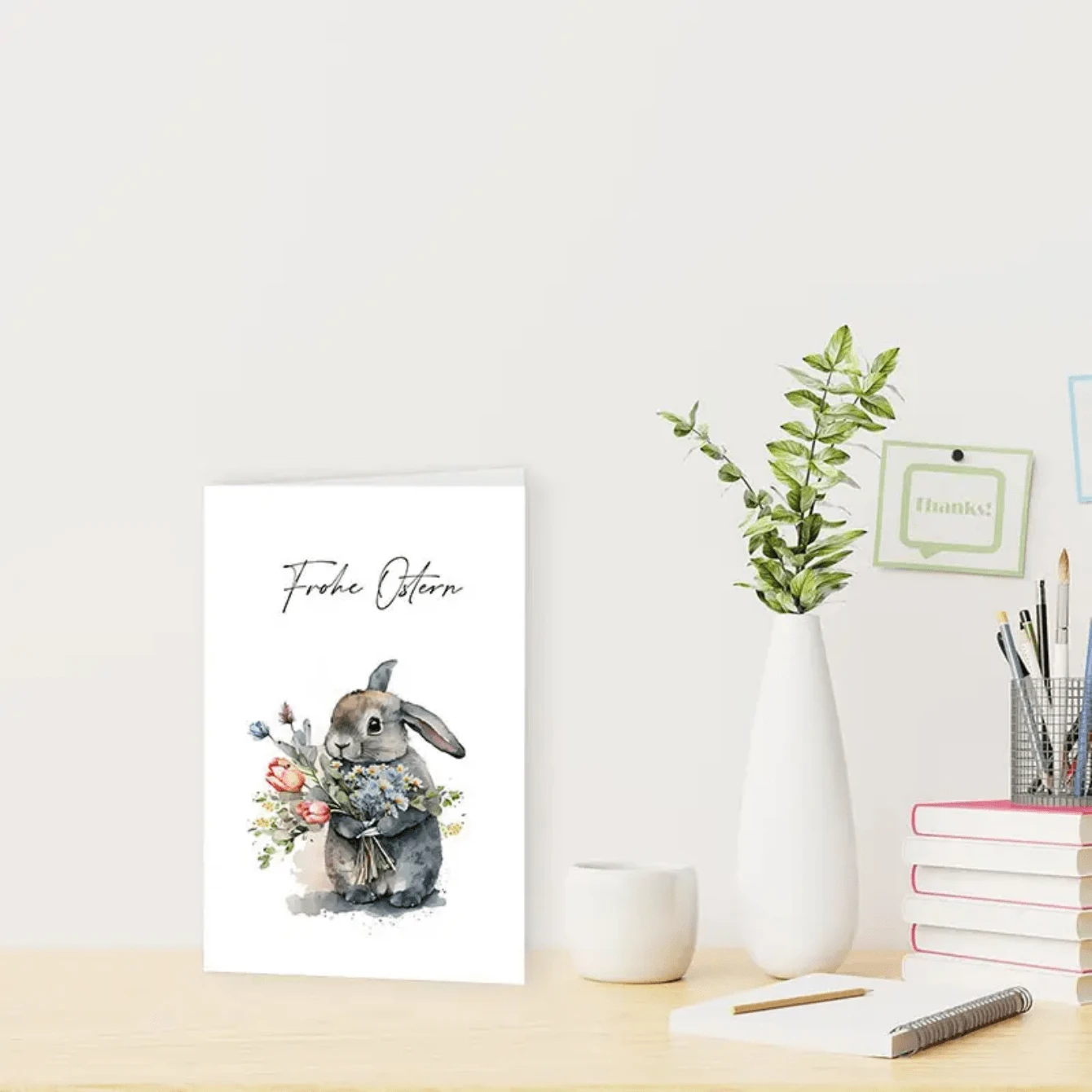 1pc, Cute Easter Card With Envelope For Family, Son & Daughter ...
