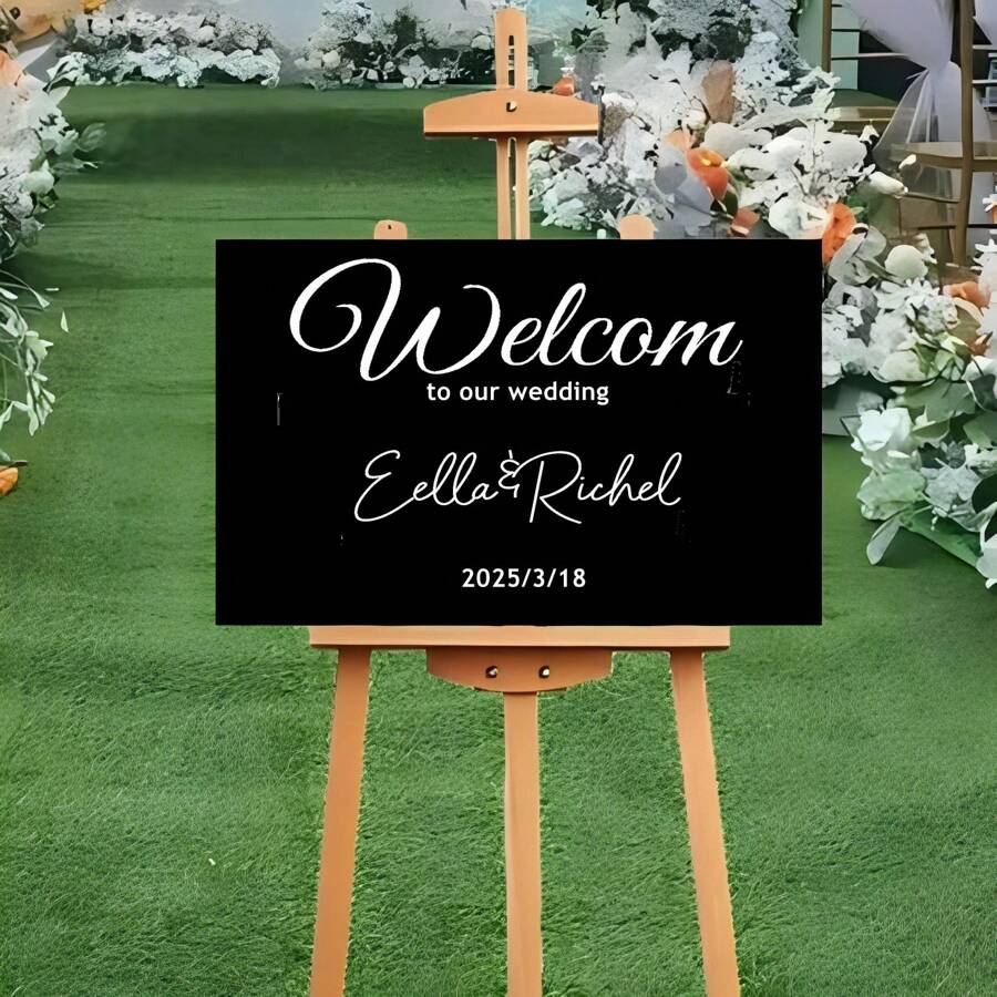 Custom Wedding Sign, Personalized Wedding Sign Customized,Wedding ...