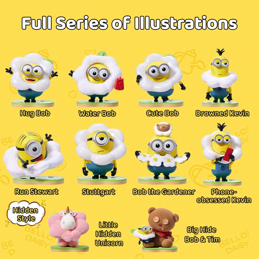 Miniso Miniso Minions Flower Park Surprise Blind Box Figurine Random ...