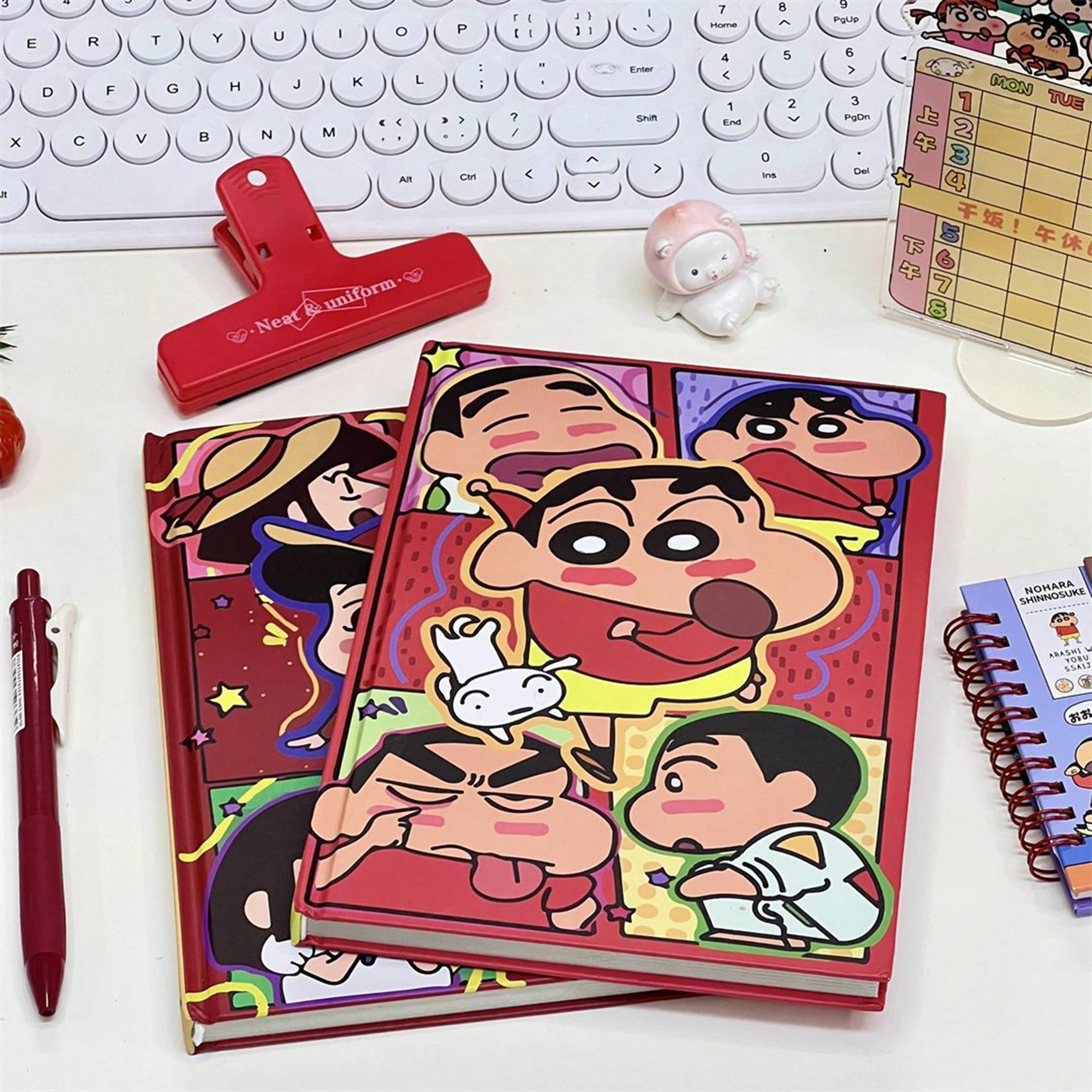 CRAYON SHINCHAN Crayon Shin Chan Oil Painting Style A5 Color Page ...