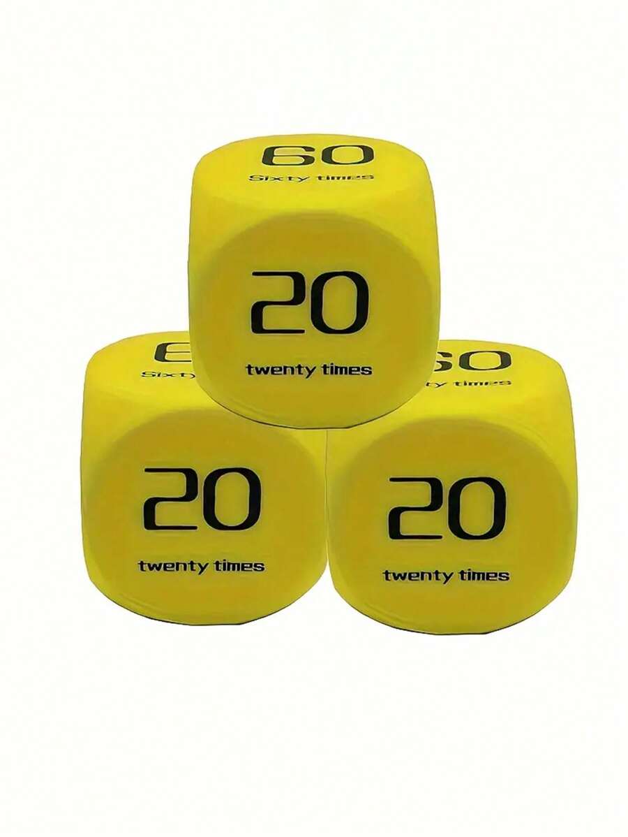 2pcs Fitness Dice Set For Group & Individual Workouts - Fun Activity ...