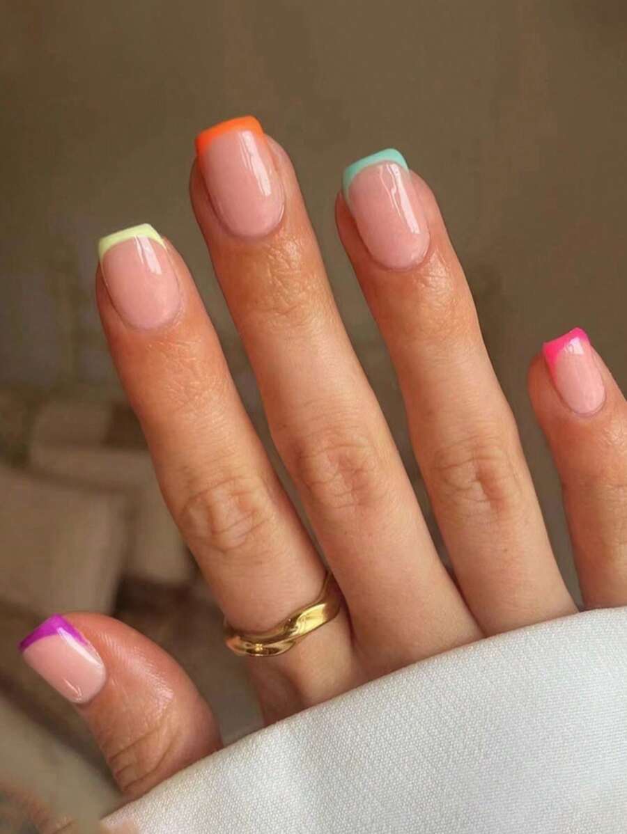 24 Pieces Of Dopamine French Advanced Atmosphere Simple And Energetic ...